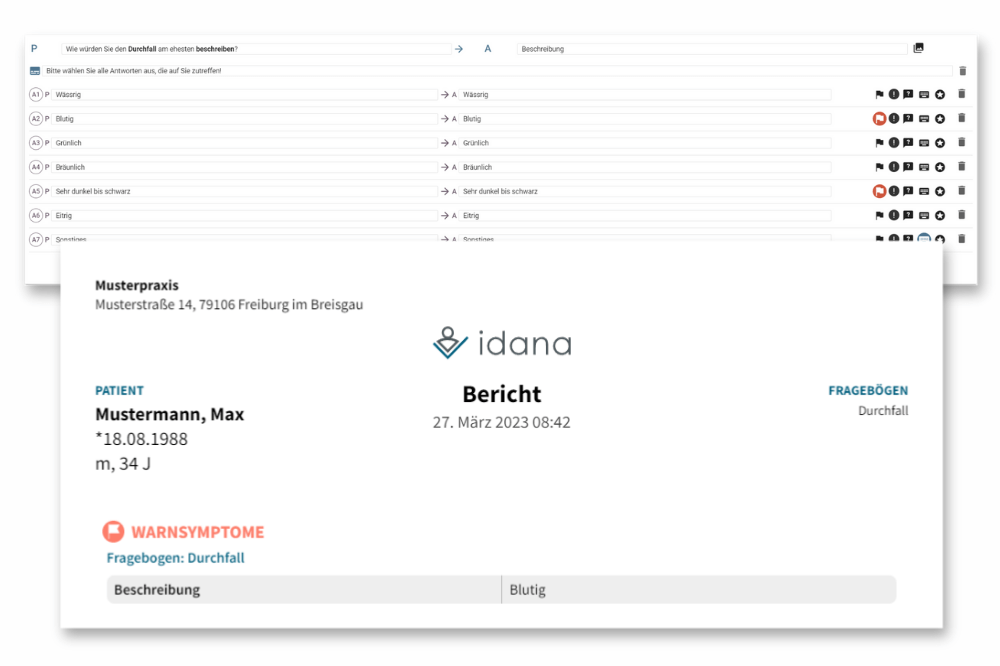 Idana Fragebogeneditor: Individualisierung wie nirgends sonst